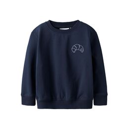 name it Sweatshirt Jungen Gr&ouml;&szlig;e 116 navy / wei&szlig;