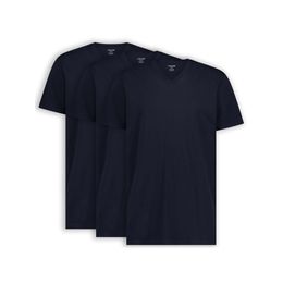 Lebasq Shirt 'Davis V Neck Long Fit' Herren Gr&ouml;&szlig;e XXXL navy