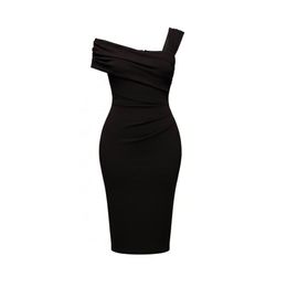 Goddiva Midikleid Damen Gr&ouml;&szlig;e 44 schwarz Winterkleid
