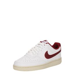 Nike Sportswear Sneaker 'COURT VISION' Damen Gr&ouml;&szlig;e 40.5 bordeaux / wei&szlig;