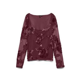 V&eacute;ro Moda Vero Moda Bluse 'VMMila' Damen Gr&ouml;&szlig;e S rot