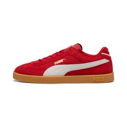 Puma Sneaker 'Club II Era' Damen Gr&ouml;&szlig;e 42 ecru / gold / rot