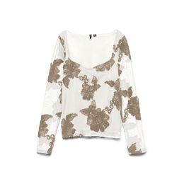 V&eacute;ro Moda Vero Moda Shirt Damen Gr&ouml;&szlig;e XL bronze / wei&szlig;