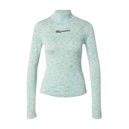 KARL LAGERFELD JEANS Pullover Damen Größe XS aqua / schwarz / offwhite