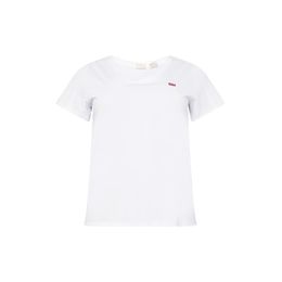 LEVI'S&reg; PLUS Levi's Plus T-Shirt 'The Perfect V-Neck ' Damen Gr&ouml;&szlig;e XXXL rot / wei&szlig;