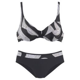 Lascana Set: B&uuml;gel-Bikini 'Woman' mehrfarbig Gr. 38 Cup B. Mit B&uuml;gel