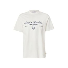Sergio Tacchini T-Shirt 'GENNARO' Herren Gr&ouml;&szlig;e L schwarz / wei&szlig;