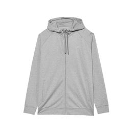 4F Athletic Zip-Up Hoodie male Grey size L