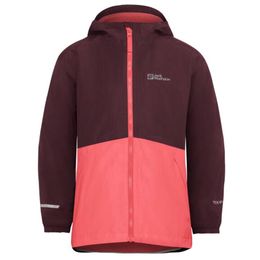 Jack Wolfskin 3in1-Funktionsjacke "Iceland" in Lila/ Pink - 48% | Größe 140 | Kinderjacken
