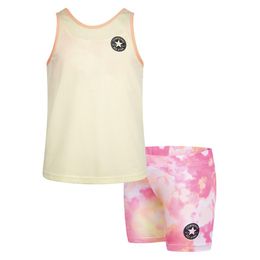 Converse 2tlg. Outfit in Creme/ Rosa - 73% | Größe 92/98 | Kinder-oberteile