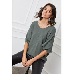 Joséfine Pullover "Dalor" in Khaki - 71% | Größe M | Damen-pullover-cardigans