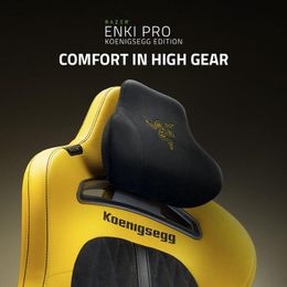 Razer Gaming-Stuhl »ENKI PRO - KOENIGSEGG EDITION« () schwarz/gelb + schwarz Reaktive Sitzneigung mit bis zu 152 Grad Neigung für...