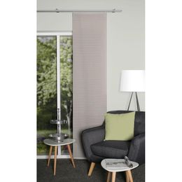 Home Wohnideen Schiebegardine &raquo;TURIN&laquo; Klettband 1 Stk. tlg. grau Polyester