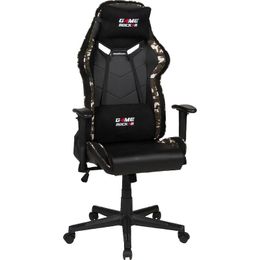 Duo Collection Chefsessel »Game-Rocker G-30« () Gaming Chair in Camouflage Optik schwarz/camouflage grün + schwarz