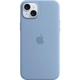 Apple Smartphone-Hülle »iPhone 15 Plus Silikon mit MagSafe« iPhone 15 Plus 17 cm (6, 7 Zoll) Winterblau