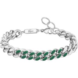 Lacoste Herren Armband &raquo;STRIKE&laquo; mit Emaille gr&uuml;n