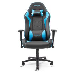 AKRacing Gaming-Stuhl »Core SX-Wide Kunstleder, 3D-Armlehnen, Stahlrahmen, schwarz-blau« () blau + schwarz Sitzhöhe stufenlos einstellbar von 35,5...