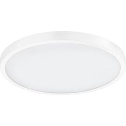 Eglo Aufbauleuchte »FUEVA 1« LED-Board 1 Stk. Warmweiß schlankes Design, nur 3 cm hoch, Durchmesser 40 cm weiß