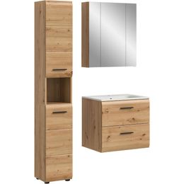Inosign Badezimmer-Set Set, 4 Stk. tlg. Artisan Oak NB