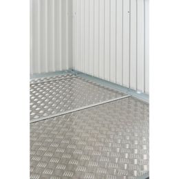 BioHort Ger&auml;tehaus-Fu&szlig;boden &raquo;f&uuml;r Ger&auml;tehaus Europa Gr. 3&laquo; 213,5x 141,5 cm silber Aluminium
