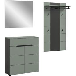 Inosign Garderoben-Set &raquo;REHAT, TOPSELLER!, 3-teilig, Breite 175 cm, individuell erweiterbar&laquo; Set, bestehend aus: Kommode, Spiegel und Garderobenpaneel