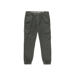 Alpha Industries Cargohose »Combat Pant K« greyblack 16 - Normalgrößen Normalgrößen 16 Twill Stretch Stoff