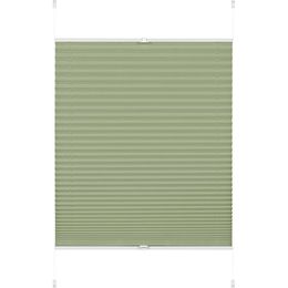 Gardinia Plissee &raquo;EASYFIX Greta&laquo; Lichtschutz ohne Bohren verspannt inkl. dezenter Abdeckleiste (Staubschutz) mintgr&uuml;n Obermaterial: 100% Polyester...