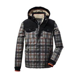 Killtec Skijacke &raquo;KSW 62 BYS SKI JCKT&laquo; Wasserdichte, atmungsaktive Kinderjacke mit abnehmbarer Kapuze anthra 140 140 Funktionsjacke mit abzippbarer...