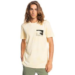 Quiksilver T-Shirt »Smiley Wave« Pale Banana XL XL Ärmel: kurzärmlig