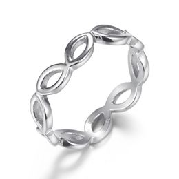 Kingka Damen Fingerring &raquo;ORIVA Leaves&laquo; silber