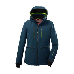 Killtec Skijacke »KSW 230 WMN SKI JCKT« Wasserdichte Damenjacke mit 10.000 mm Wassersäule und Schneefang türkis 40 40 Funktionsjacke mit...