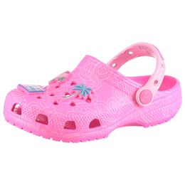 Crocs Clog »Kids' Barbie Classic Clog« Barbie Clog, Badeschuh, wasserfreundlich und schwimmfähig rosa-pink 36 36 Süßer Barbie Clog mit Herzchen Motiv