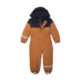 FIRST INSTINCT BY Killtec Overall »FIW 39 MNS ONPC« Wasserdichter Skioverall mit Fleece, Kinnschutz und Reflexelementen braun 98/104 98/104...