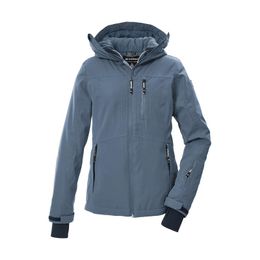 Killtec Skijacke »KSW 276 WMN SKI JCKT« Wasserdichte Damenjacke mit Schneefang, Atmungsaktivität und Taschen stahlblau 36 36 Winddichte Damen...
