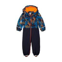 FIRST INSTINCT BY Killtec Overall »FIW 40 MNS ONPC« Wasserdichter Skioverall mit Fleece, Kinnschutz und Reflexelementen ocean 122/128 122/128...