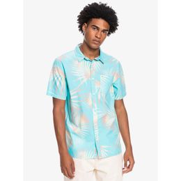 Quiksilver Kurzarmhemd »Pop Tropic« Angie Blue Pop Tropic M - US-Größen US-Größen M Stoff: Baumwoll-Viskose-Mischgewebe [130 g/m2]
