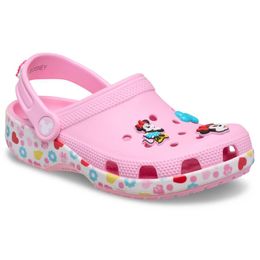 Crocs Clog »Kids' Minnie Mouse and Friends Classic Clog« Hausschuh mit Jibbitz -Ansteckern mit Minnie-Maus-Motiven rosa 38 38...