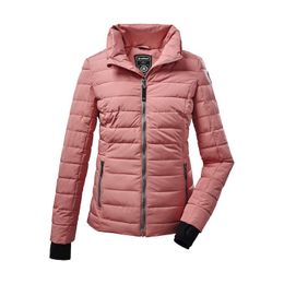 Killtec Skijacke &raquo;KSW 248 WMN SKI QLTD JCKT&laquo; Wind- und wasserabweisende Jacke mit abnehmbarem Schneefang hellpink 46 46 Jacke in Daunenoptik mit...