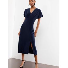 Lipsy Kleid Damen Größe 38 navy Winterkleid