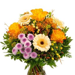 Blumenstrau&szlig; Herzliche Gr&uuml;&szlig;e