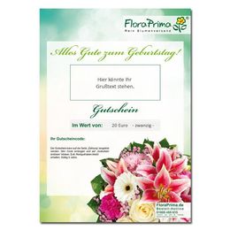 Digitaler Blumengutschein &bdquo;Alles Gute zum Geburtstag&ldquo;