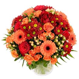 Blumenstrau&szlig; Liebe Gr&uuml;&szlig;e