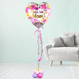Singender Folienballon &bdquo;Love you Mom&ldquo;