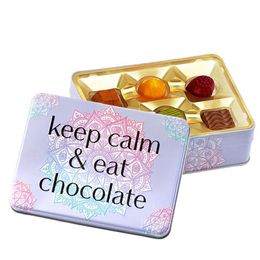 Pr&auml;sentdose &bdquo;keep calm and eat chocolate&ldquo;