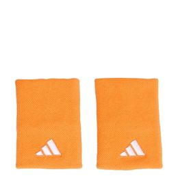 adidas Performance Schwei&szlig;band 'Tennis Wristband' Herren Gr&ouml;&szlig;e M/L orange / wei&szlig;