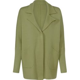 Heine Damen Strickjacke mit Fledermaus&auml;rmeln schilf Gr&ouml;&szlig;e 38