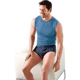 Herren Unterhemd blau + gr&uuml;n + wei&szlig;, Gr&ouml;&szlig;e 9