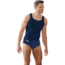 Herren Unterhemd bordeaux + marine + grau Gr&ouml;&szlig;e 9