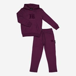 John Richmond 2-teiliges violettes Jogging-Set