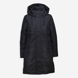 Calvin Klein Schwarze Long Fit Pufferjacke